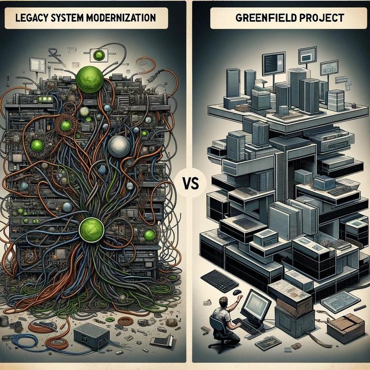 Legacy System Modernization vs. Greenfield Project
